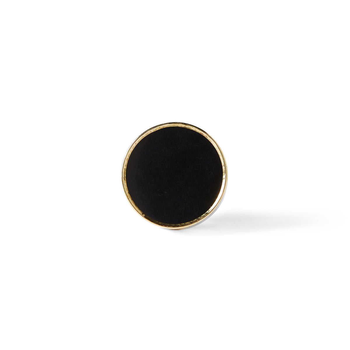 Luxe Black Disc Knob 4cm – Early Settler Australia