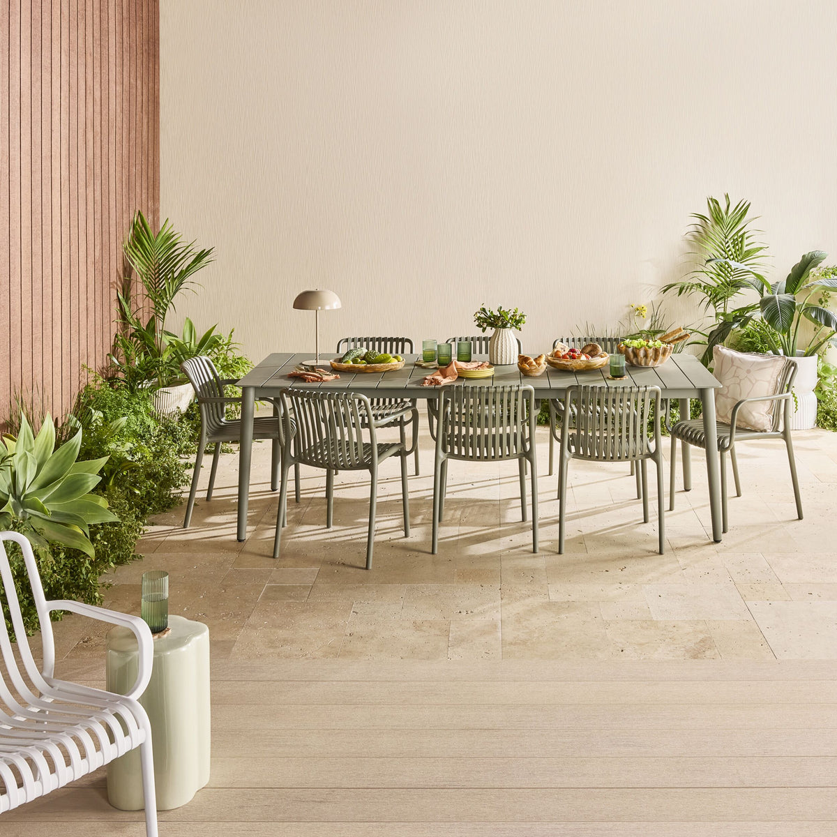 Kai 235cm Dining Table with 8 Kai Dining Chairs Package – Early Settler ...