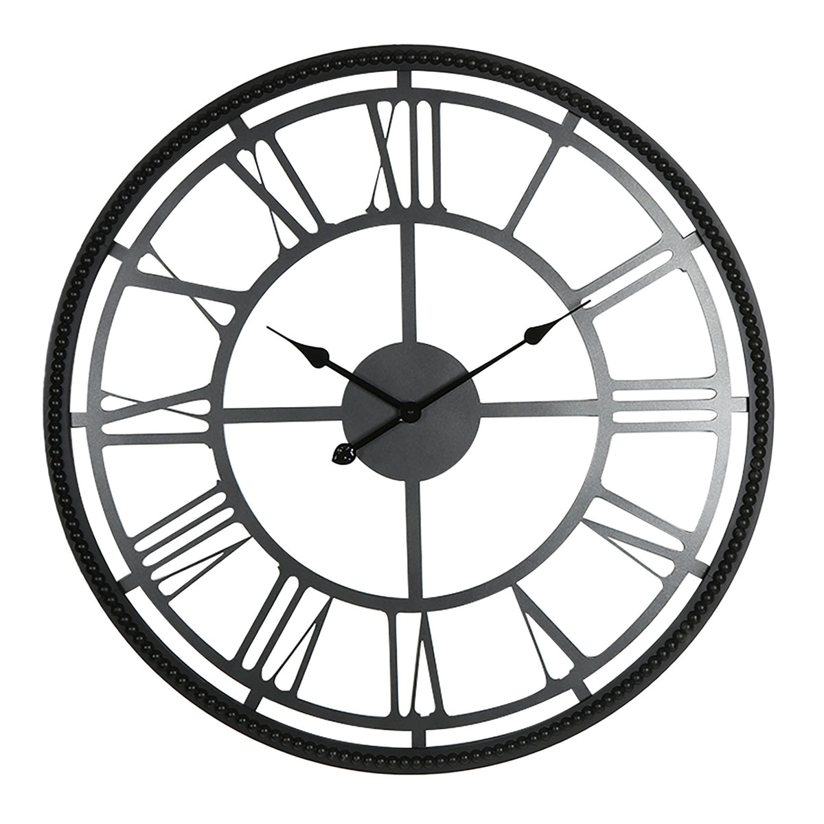 Roman Cut Out Iron Wall Clock 80cm – Early Settler Australia