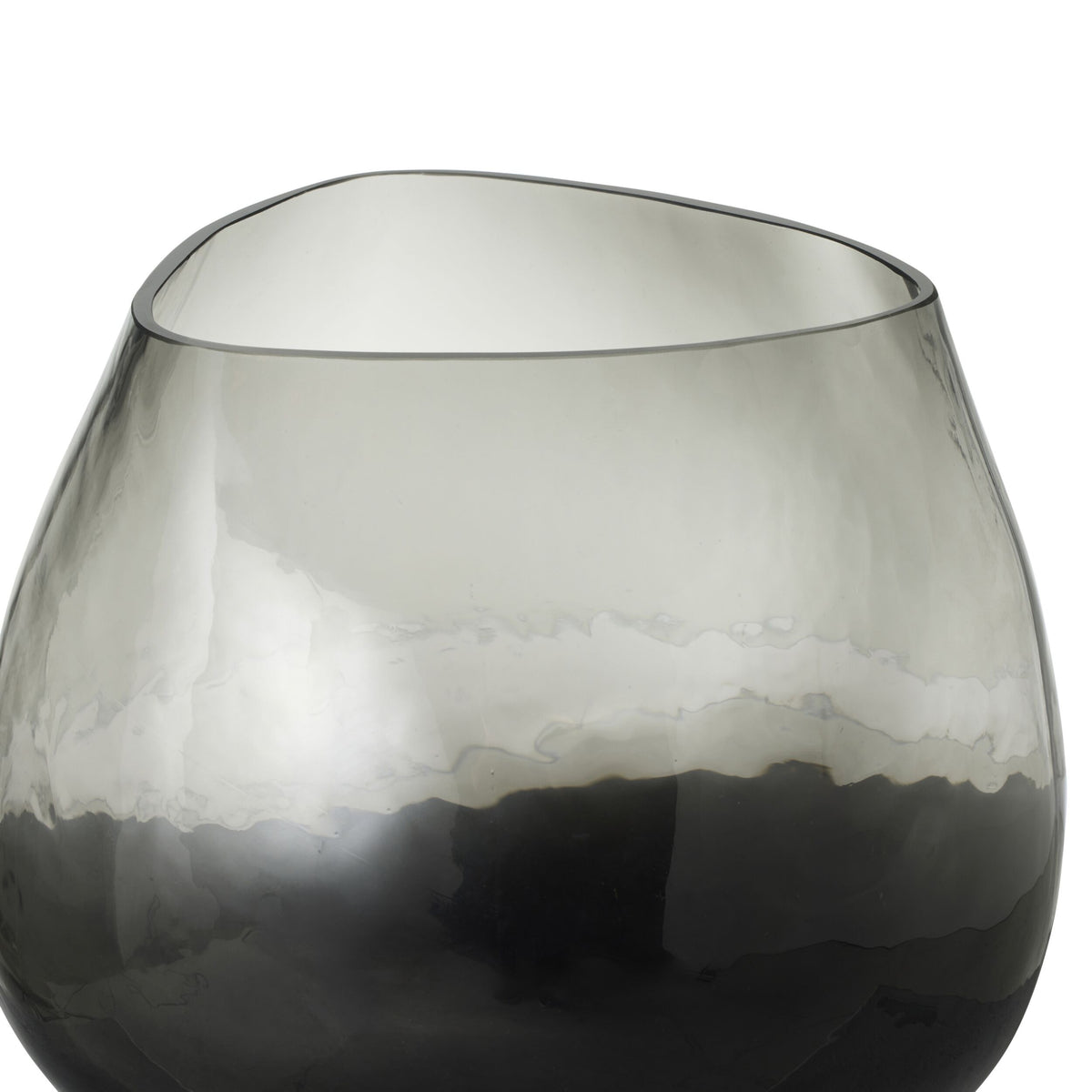 Hazy Glass Vase Smoke Medium – Early Settler Australia