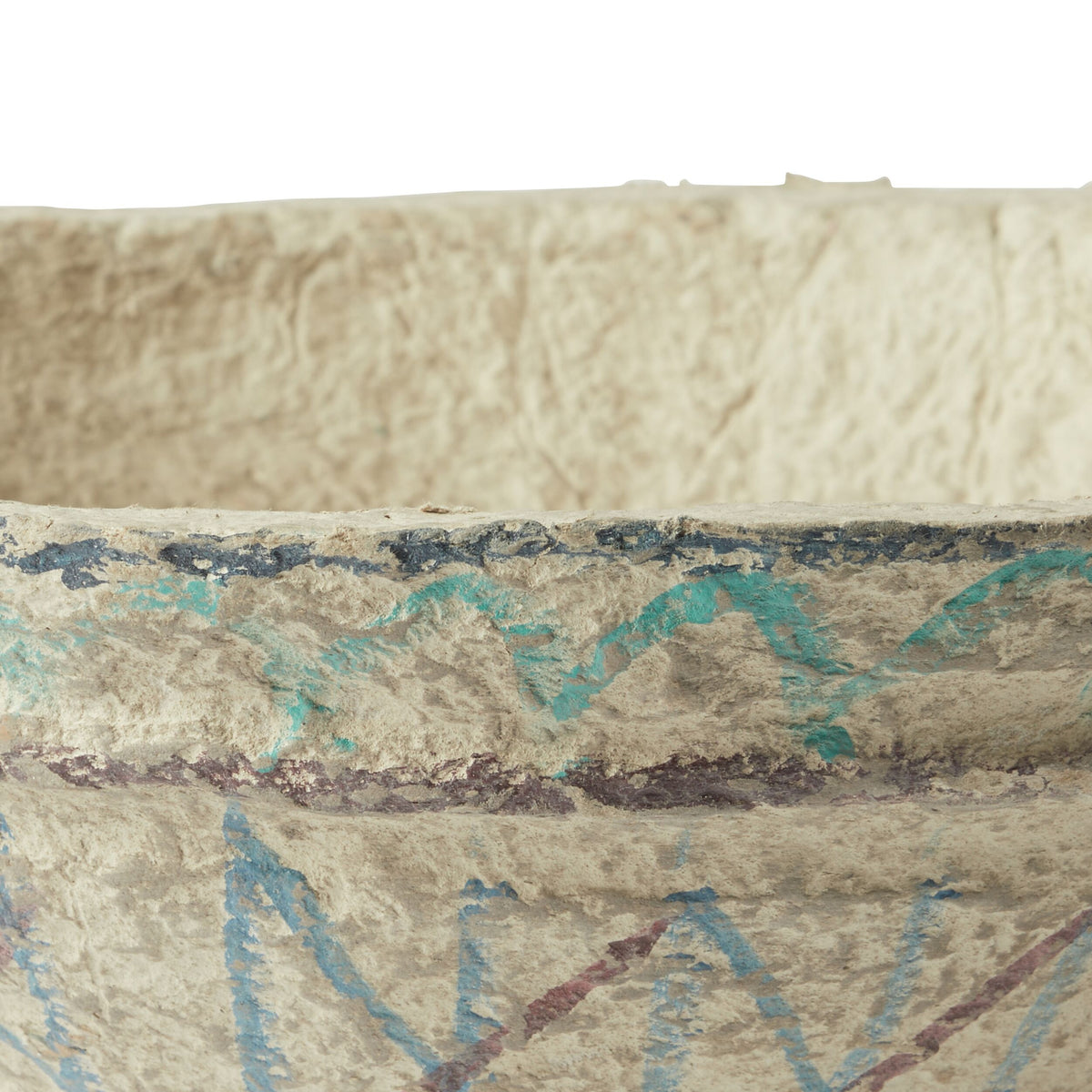 Darsh Cream Papermache Bowl Medium 35x35x17cm – Early Settler AU