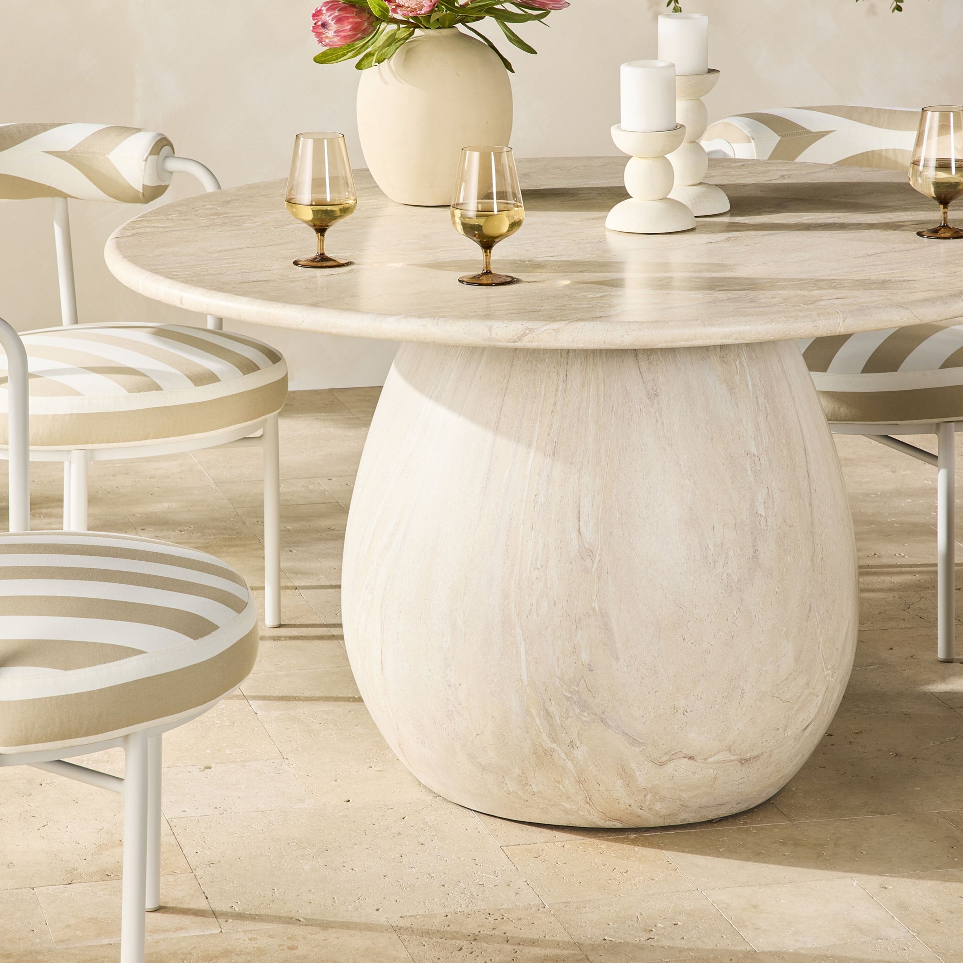 Adaline Round Dining Table 135cm – Early Settler Australia