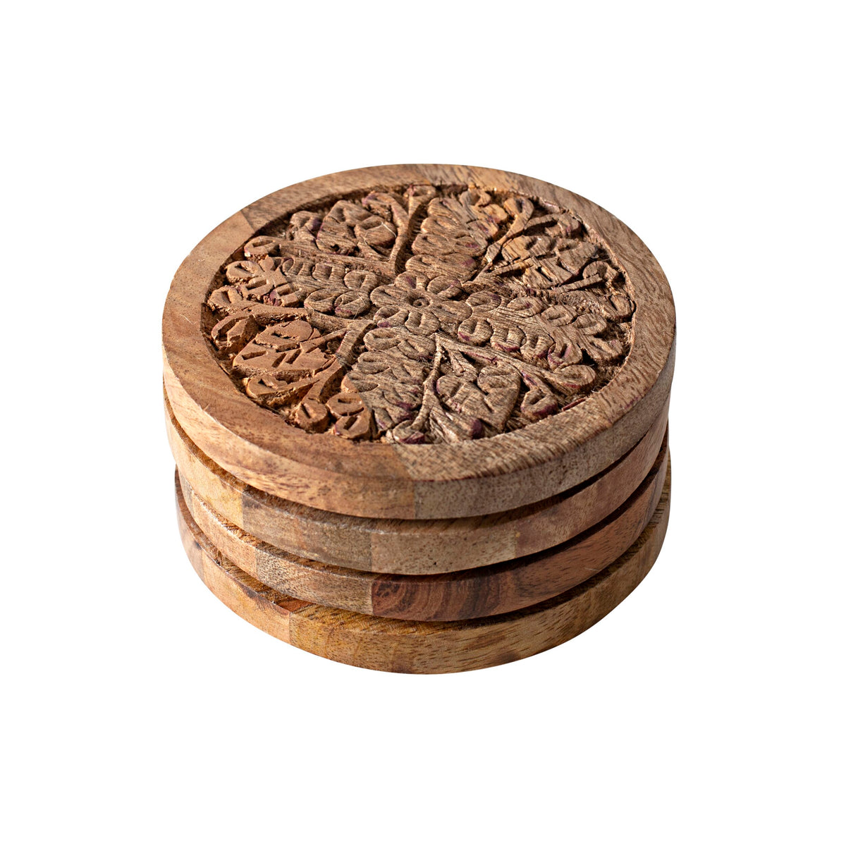 Parvani Set Of 4 Coasters 10x10x1cm – Early Settler Australia