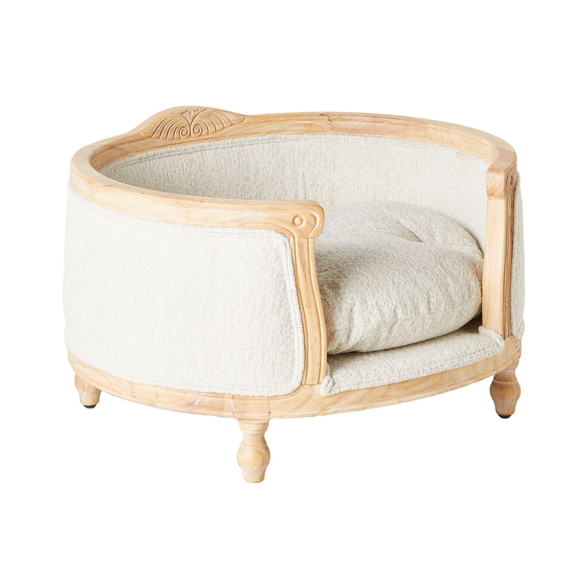 Luxe Dog Bed Ecru 75x70x44cm – Early Settler Australia