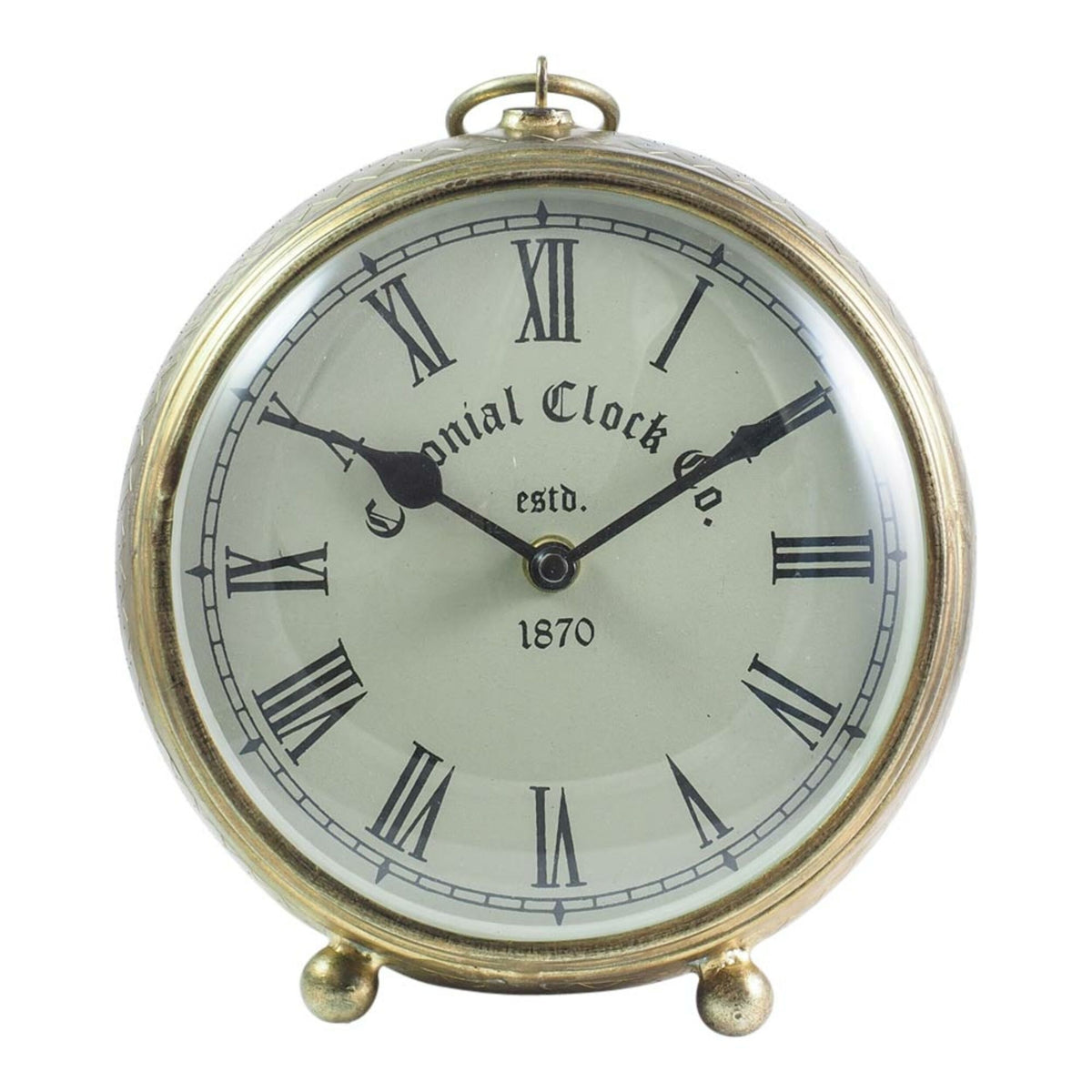 Ashika Iron Round Table Clock – Early Settler AU