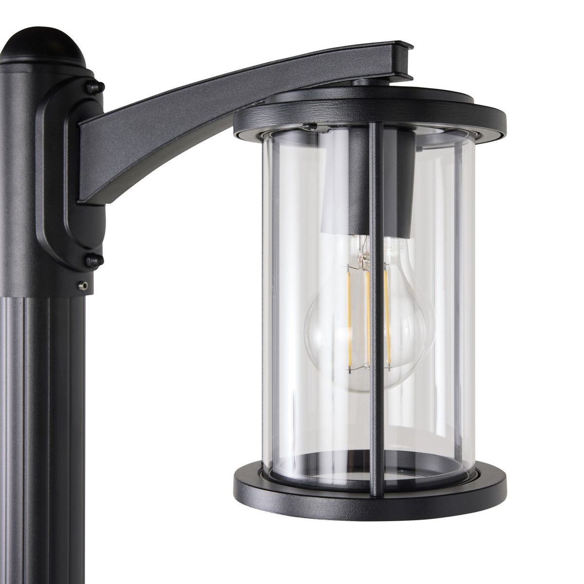 Dover 1 Light Exterior Lamp Post Black 200cm – Early Settler Australia