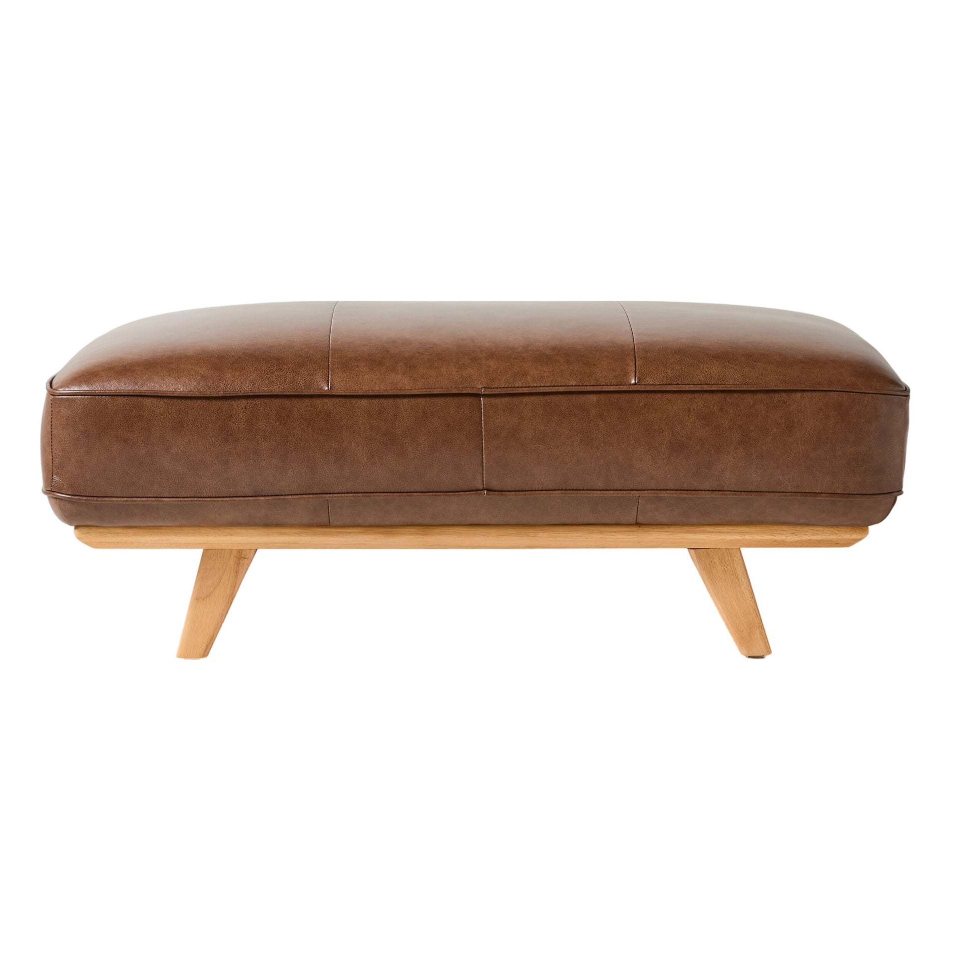 Carson Leather Ottoman Dakota Mocha – Early Settler Australia