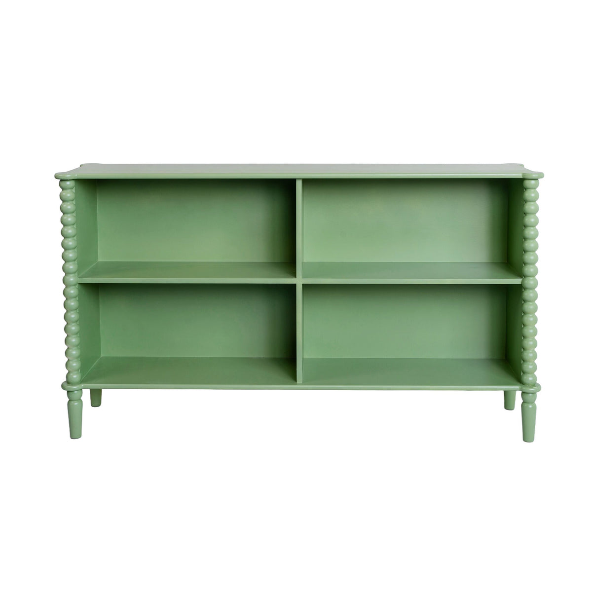 Maisie Low Bookcase Green 140x32x80cm – Early Settler Australia
