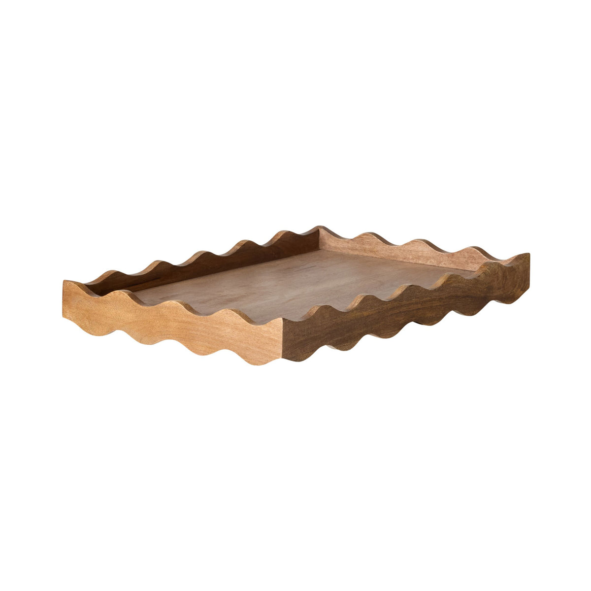 Sati Scalloped Large Wooden Tray – Early Settler Australia