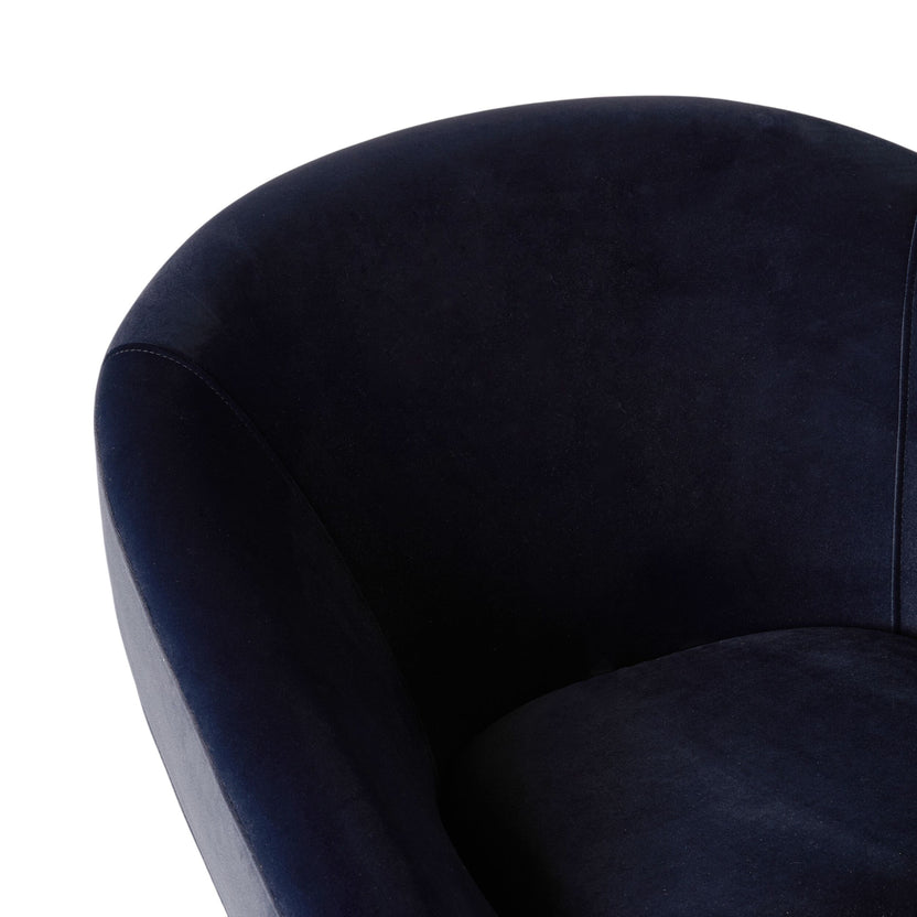 Luka Occasional Chair Velvet Midnight Blue – Early Settler Australia