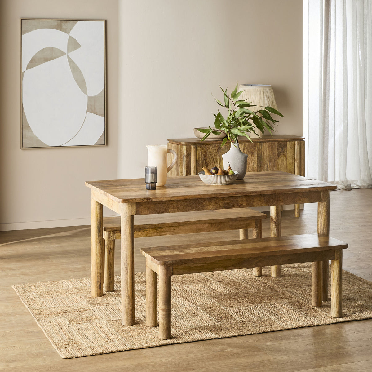 Karli Dining Bench 125cm – Early Settler Australia
