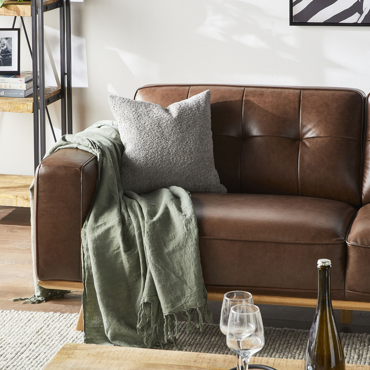 Carson 3 Seater Leather Sofa Dakota Mocha – Early Settler Australia