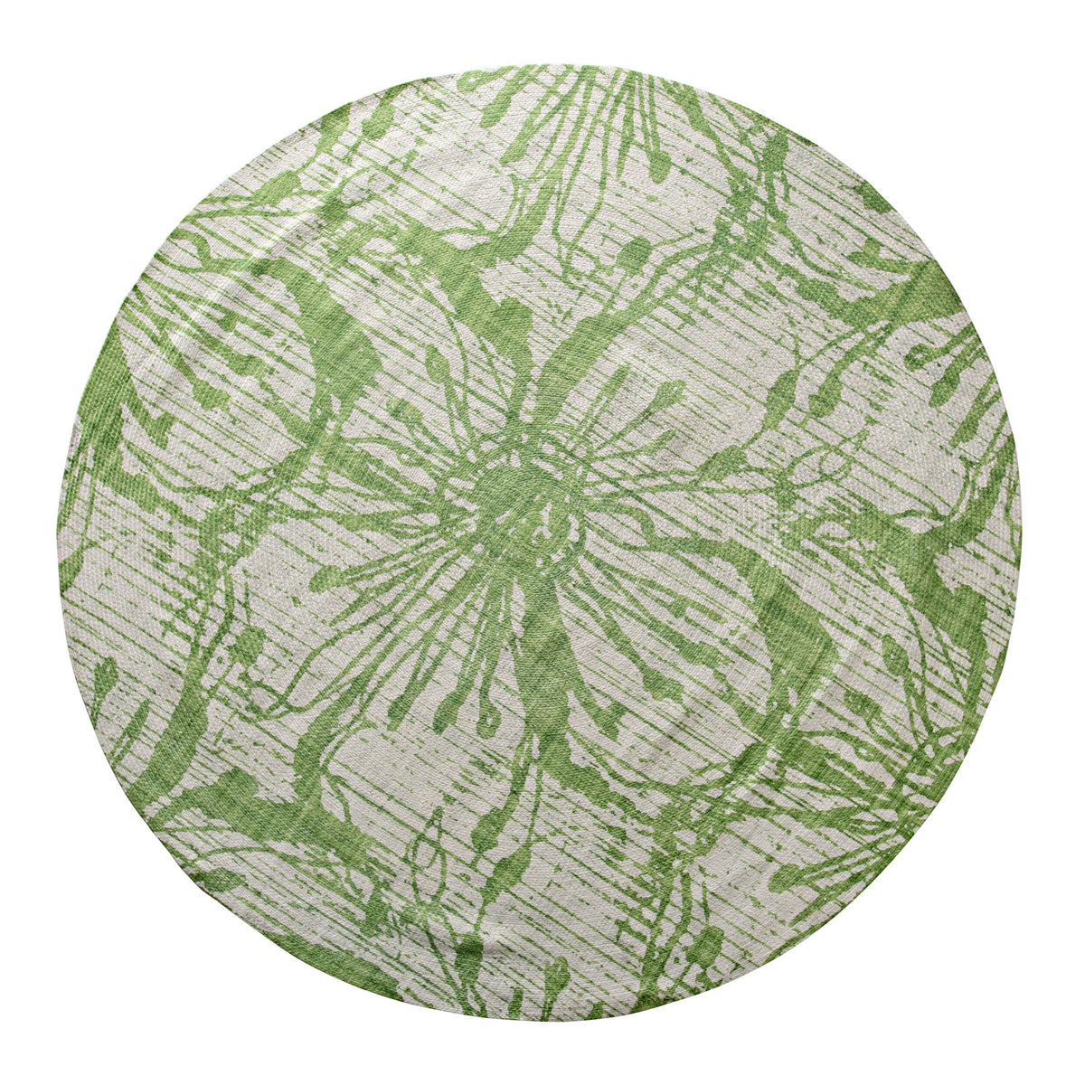 Green Flower Outdoor Round Rug 180cm – Early Settler Australia