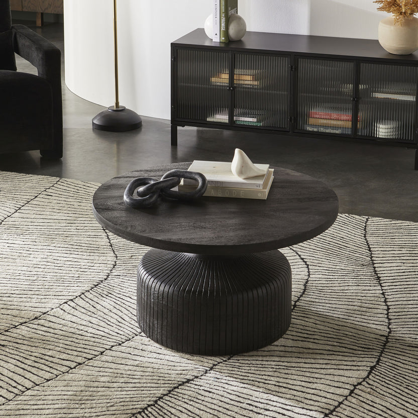 Kulli Round Coffee Table 75 x 40 x 75cm – Early Settler Australia