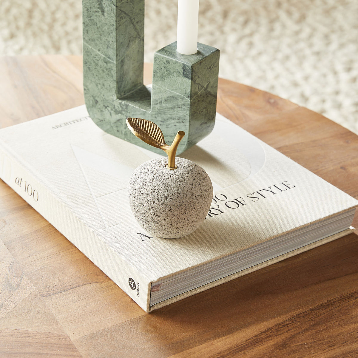 Naxian Apple Concrete With Brass Leaf – Early Settler AU