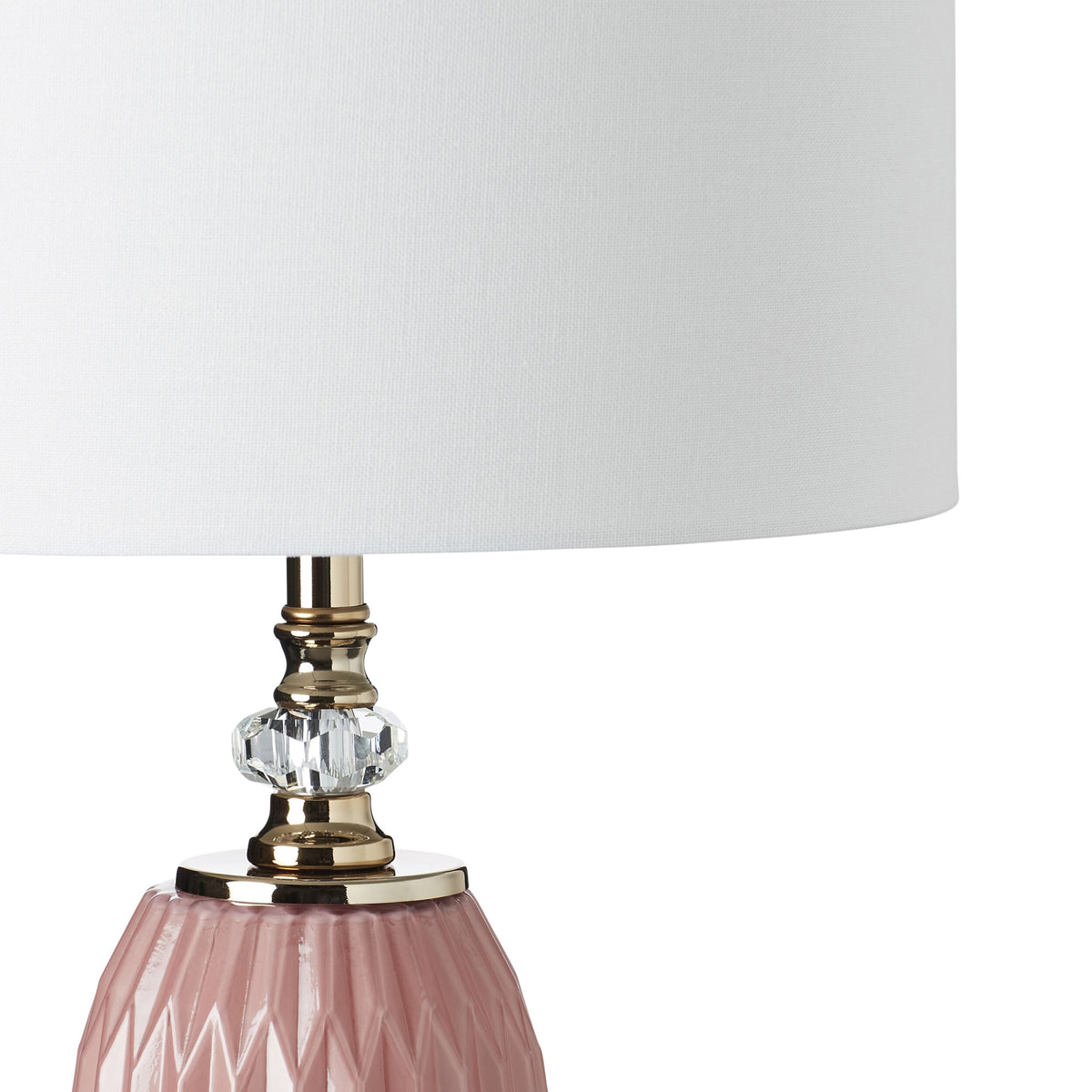 Astrid Dusty Pink Glass Table Lamp 60cm – Early Settler AU