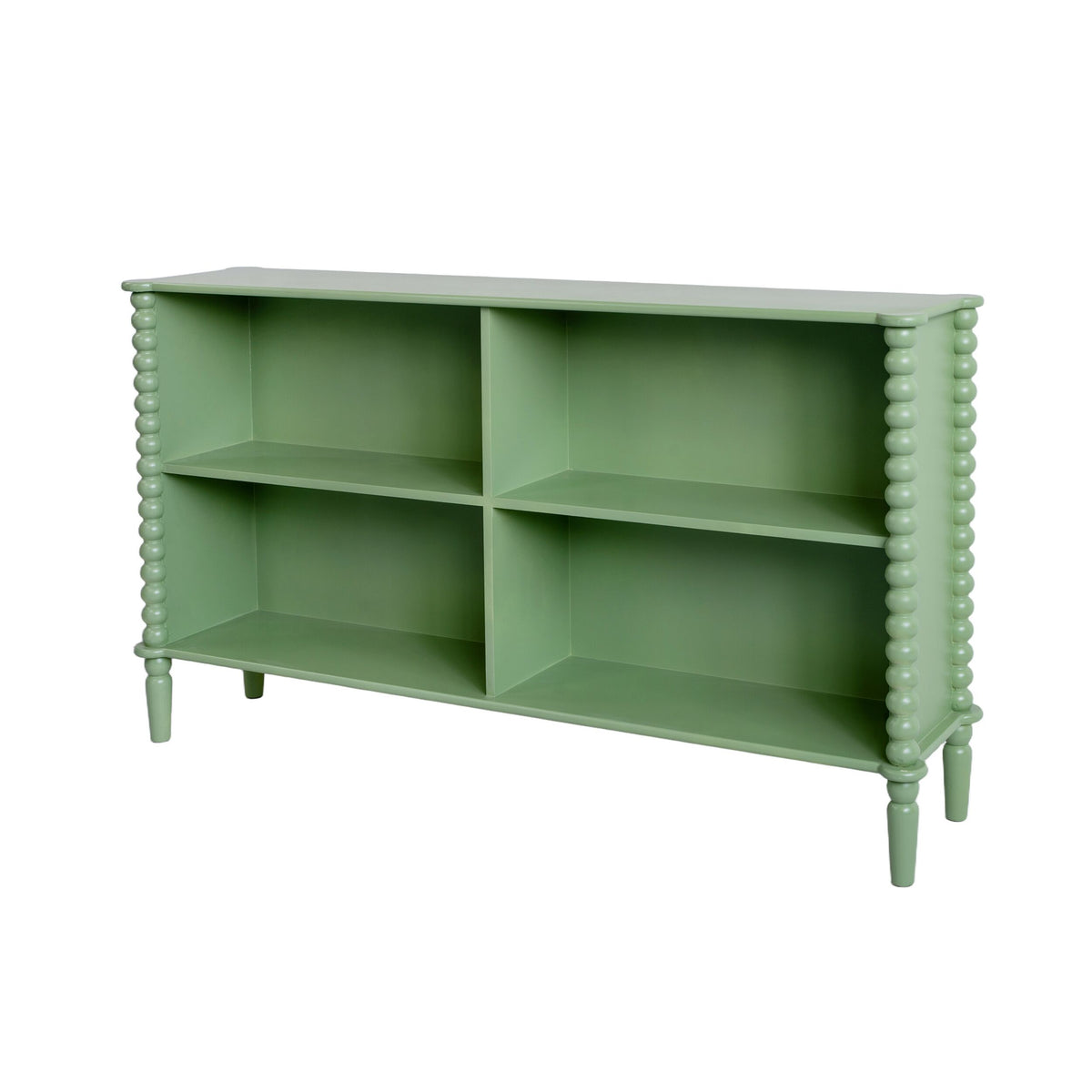 Maisie Low Bookcase Green 140x32x80cm – Early Settler Australia