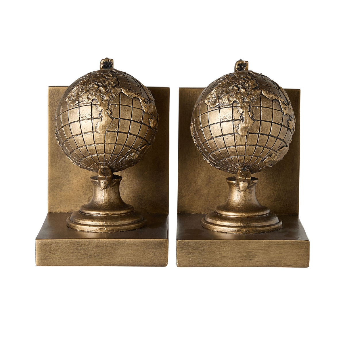 Darwin Globe Bookends – Early Settler Australia