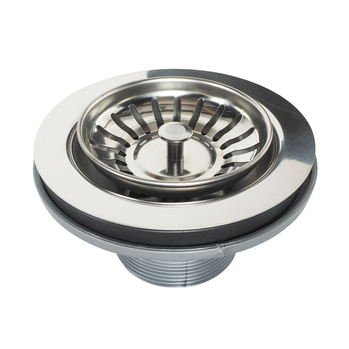 Kitchen Basket Waste & Plug 90mm suits Single & Double Butler, Apron ...