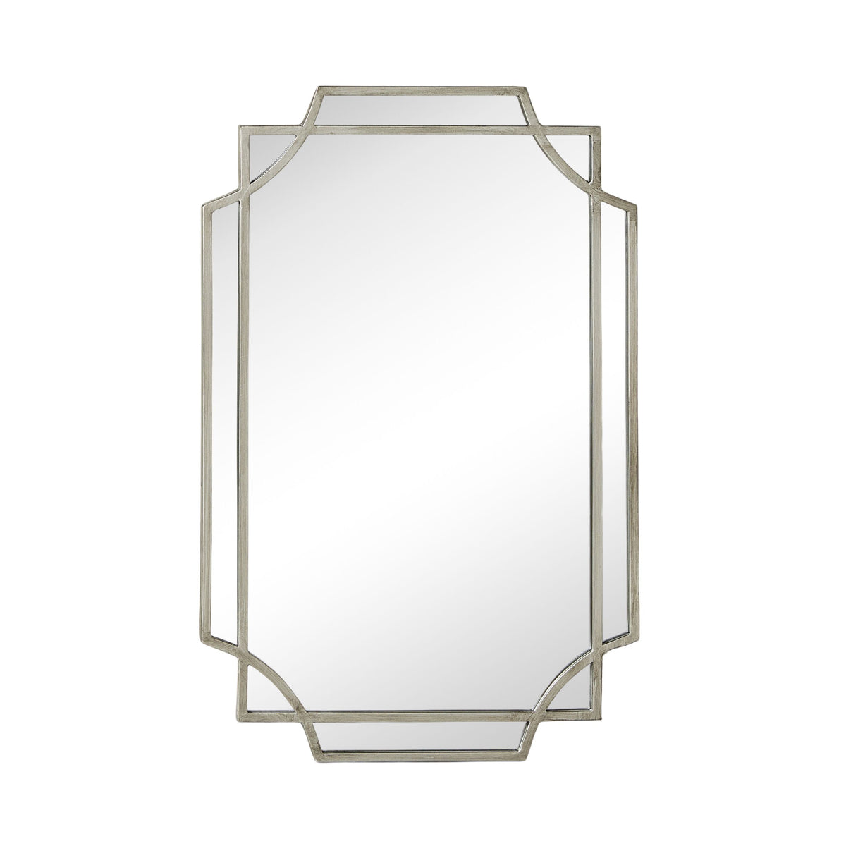 Dominique Emerald Mirror Silver 90x60cm – Early Settler Australia