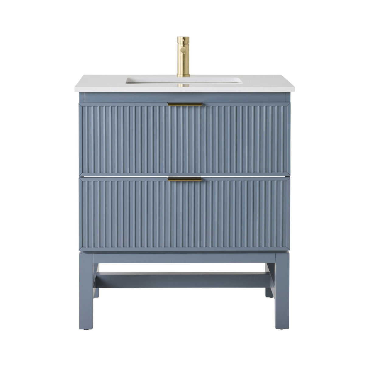 Lennox Single Vanity Slate Blue 790mm – Early Settler Australia