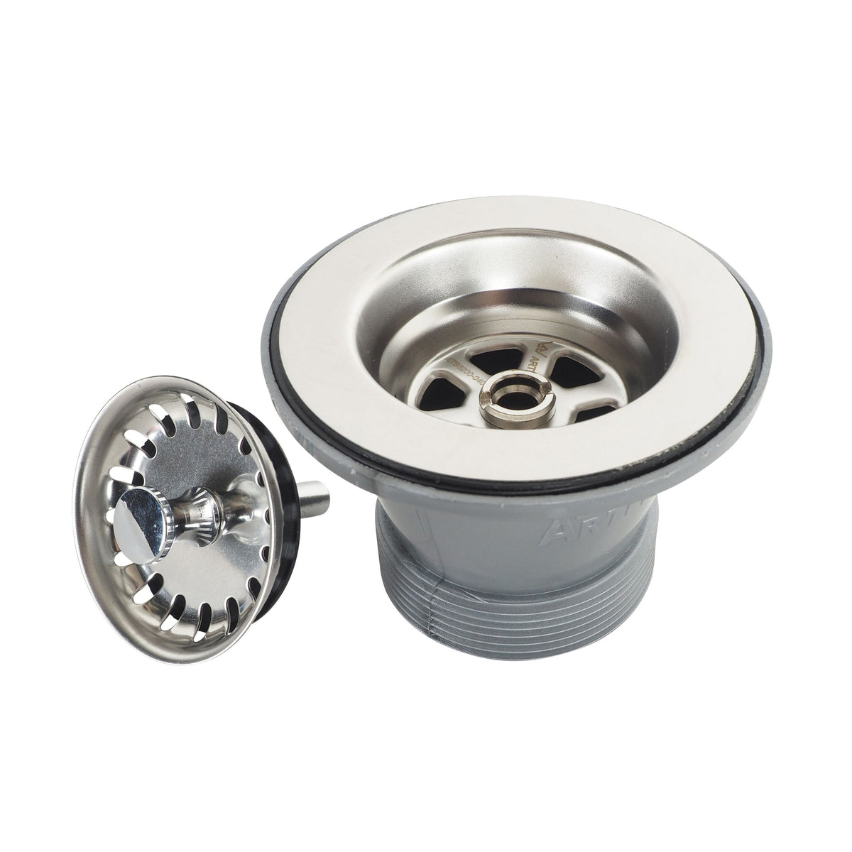 Kitchen Basket Waste & Plug 65mm (no screw) suits Single Belfast & Sin ...