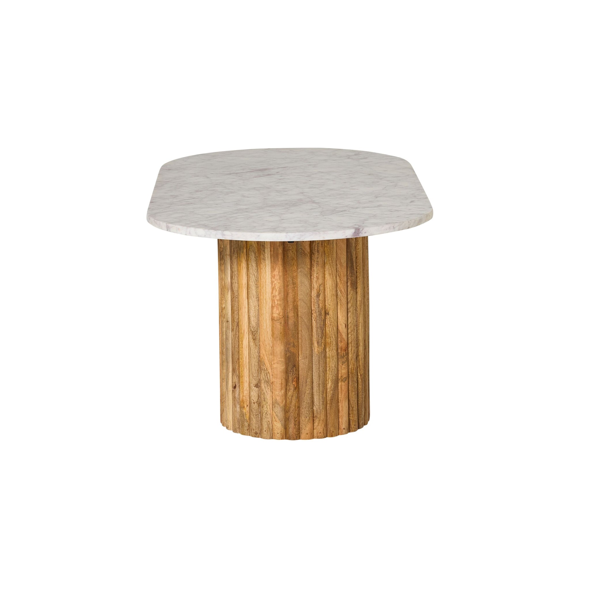 Cassius Double Pedestal Marble Top Coffee Table – Early Settler Australia