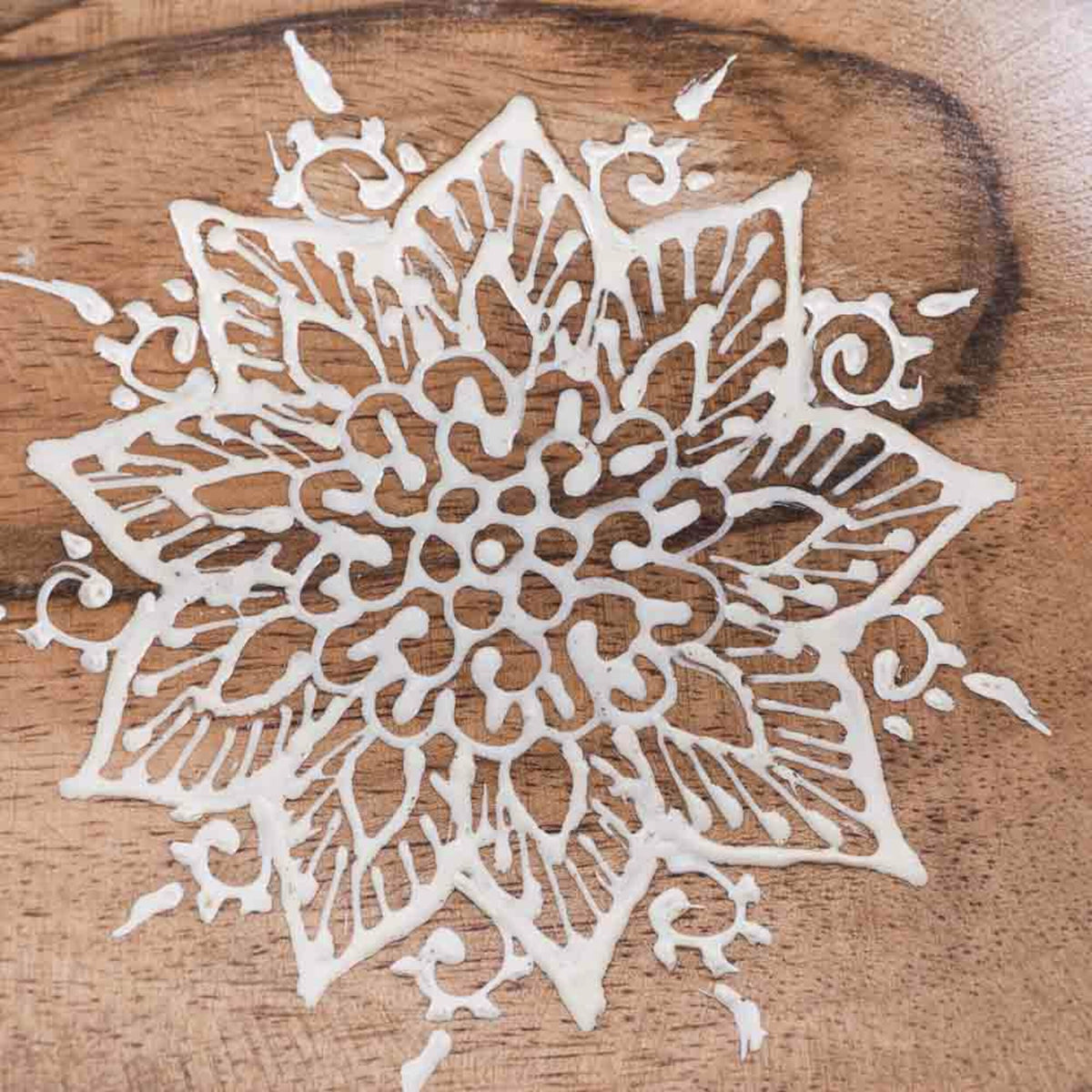 Frieze Wooden Henna Teardrop Dish 8x5cm – Early Settler Australia