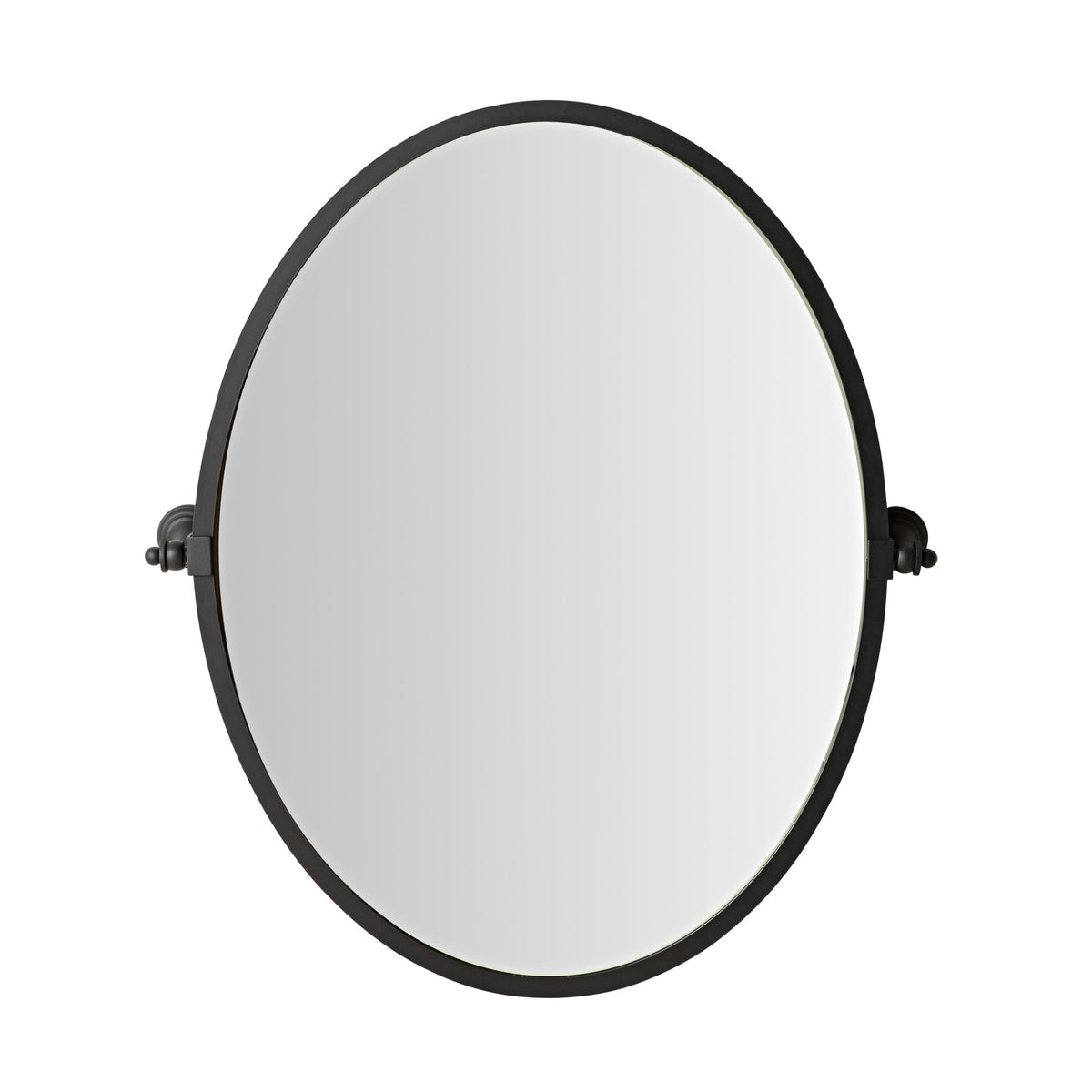 Hayden Oval Pivot Mirror Matte Black – Early Settler AU