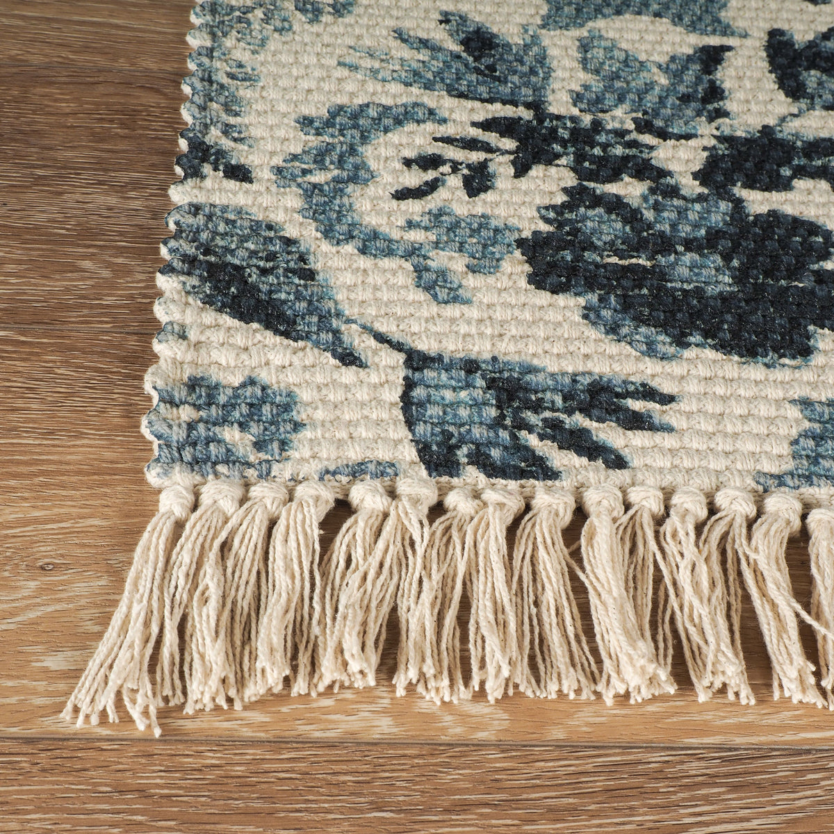 Aditya Floral Cotton Rug 150x90cm – Early Settler AU