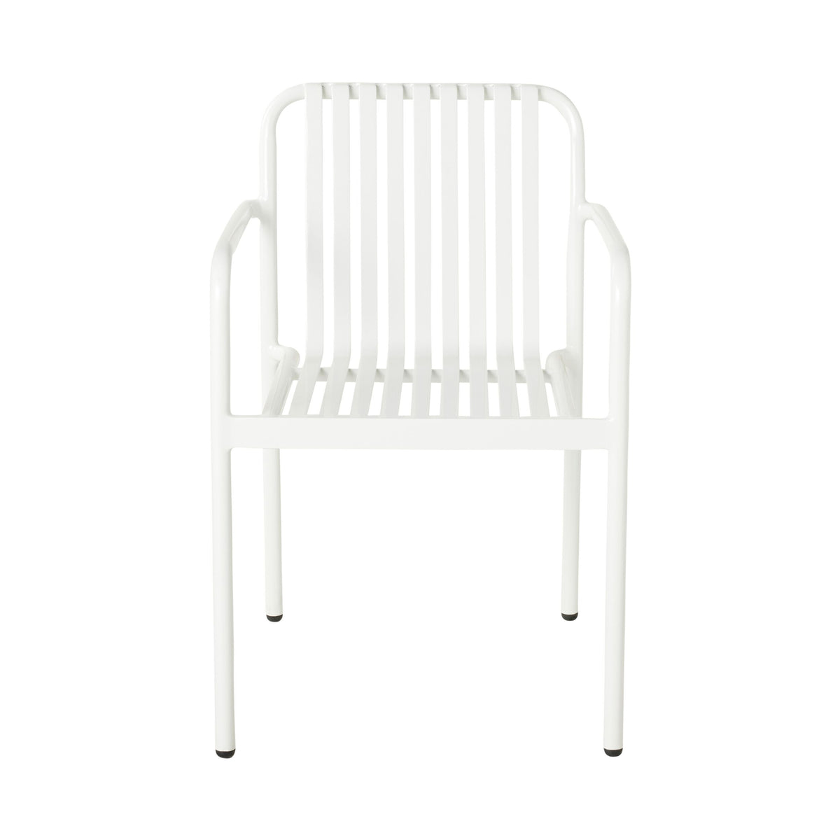 Kasper Aluminium Dining Chair White – Early Settler Australia