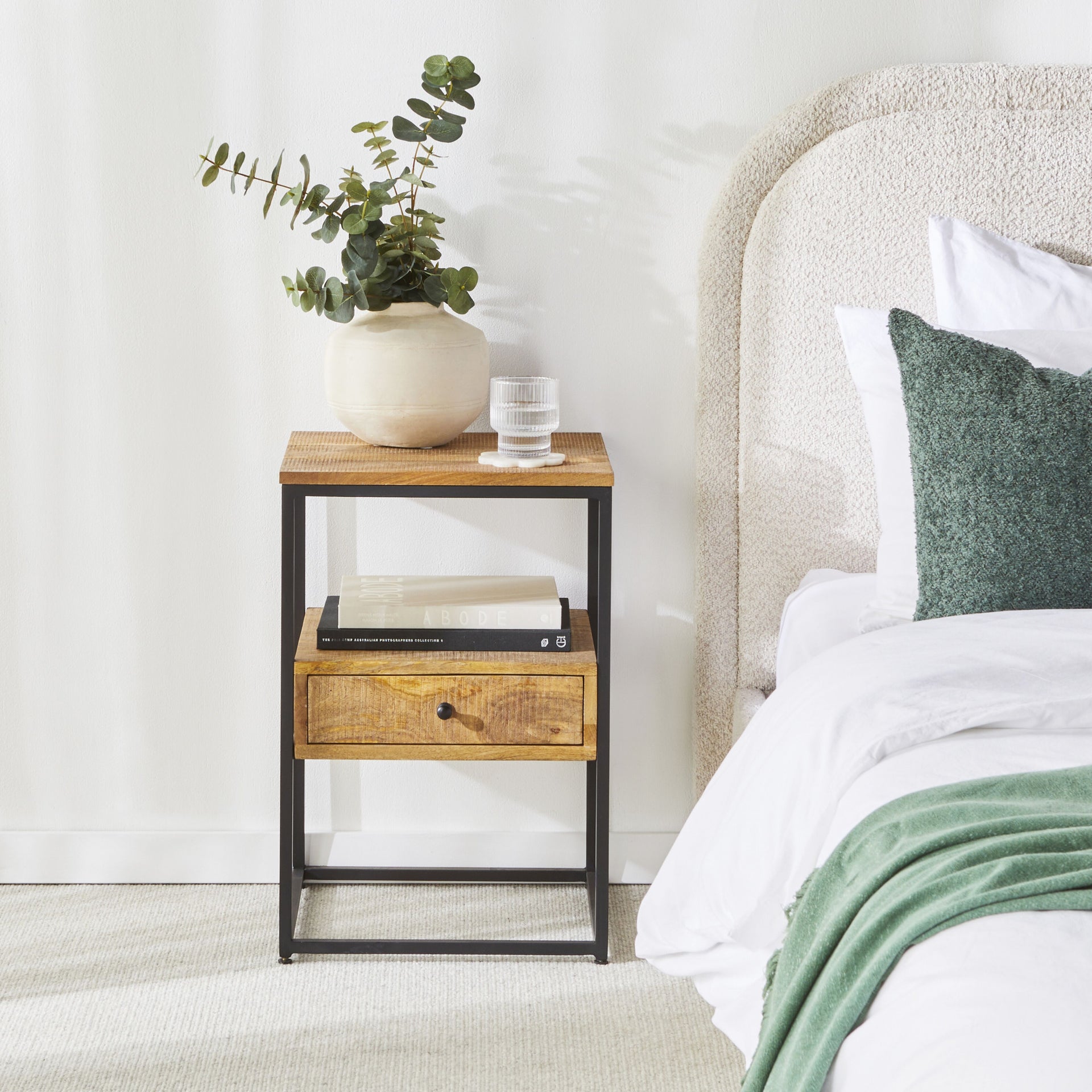 Fulham 1 Drawer Bedside Table – Early Settler Australia