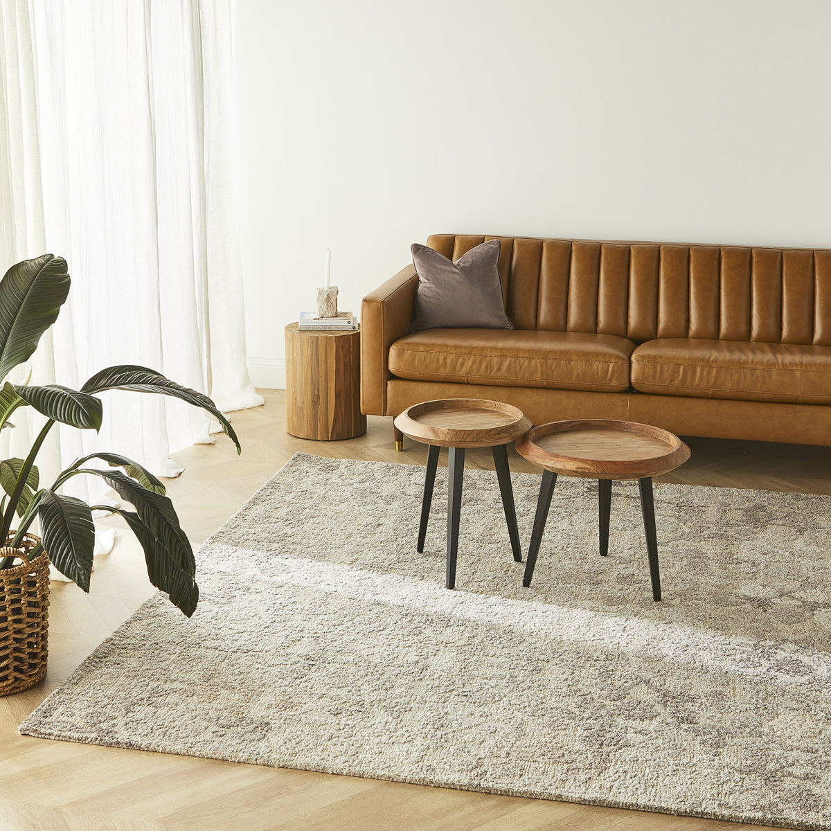 Priya Hand-Tufted Floral Rug 300x240cm – Early Settler Australia