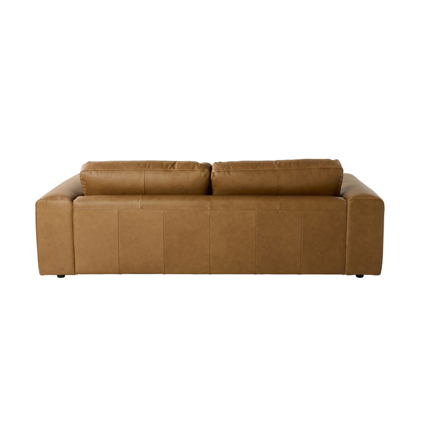 Ryder 3 Seater Leather Sofa Dakota Light Chestnut – Early Settler Australia