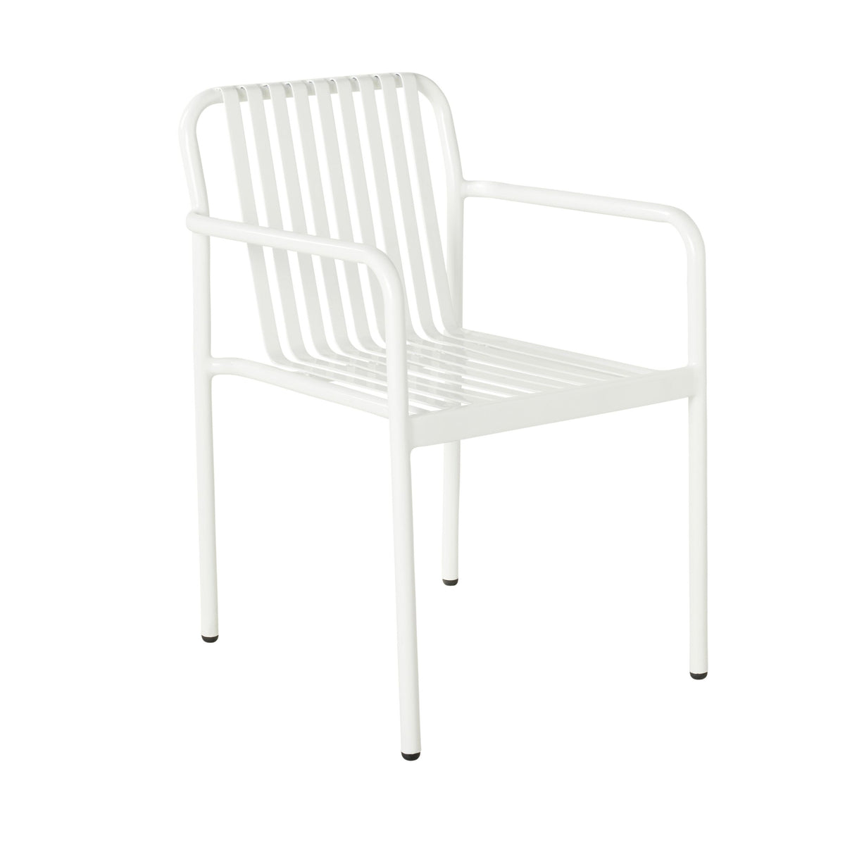 Kasper Aluminium Dining Chair White – Early Settler Australia